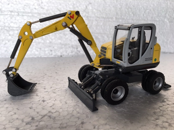 WACKER NEUSON EW 100 WHEELED EXCAVATOR. Scale 1:50